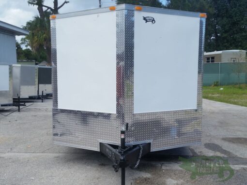 South Georgia Cargo 8.5x18 TA Trailer - White, Ramp, Side Door ...