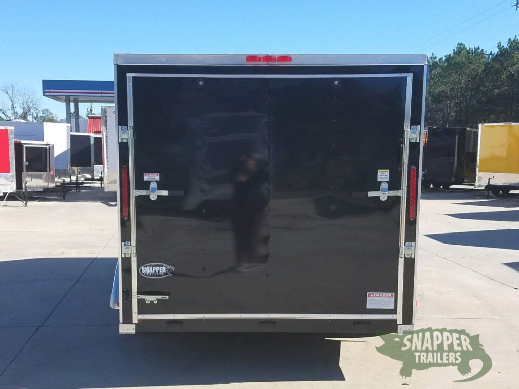 South Georgia Cargo 7x16 TA Trailer - Black, Ramp, Side Door, Split ...