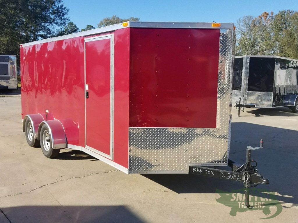 South Georgia Cargo 7×16 TA Trailer – Brandywine, Ramp, Side Door ...