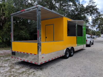 Trailer Spotlight - Lemon Lime - Enclosed Trailers | Snapper Trailers